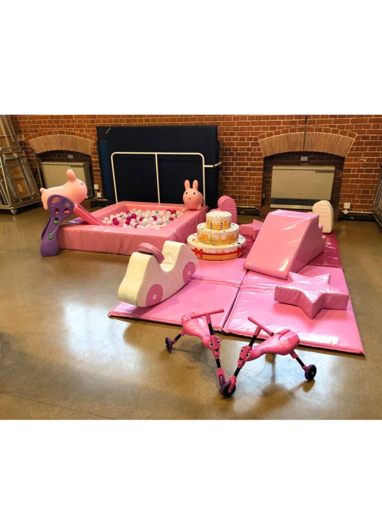 Pink Celebration Soft Play Package - Childsplay Hire
